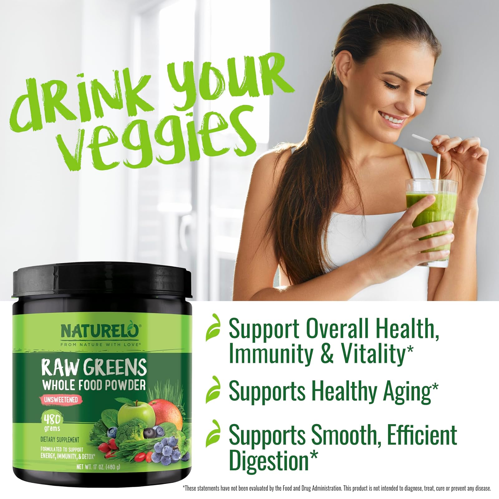 organic superfood powder for vitality