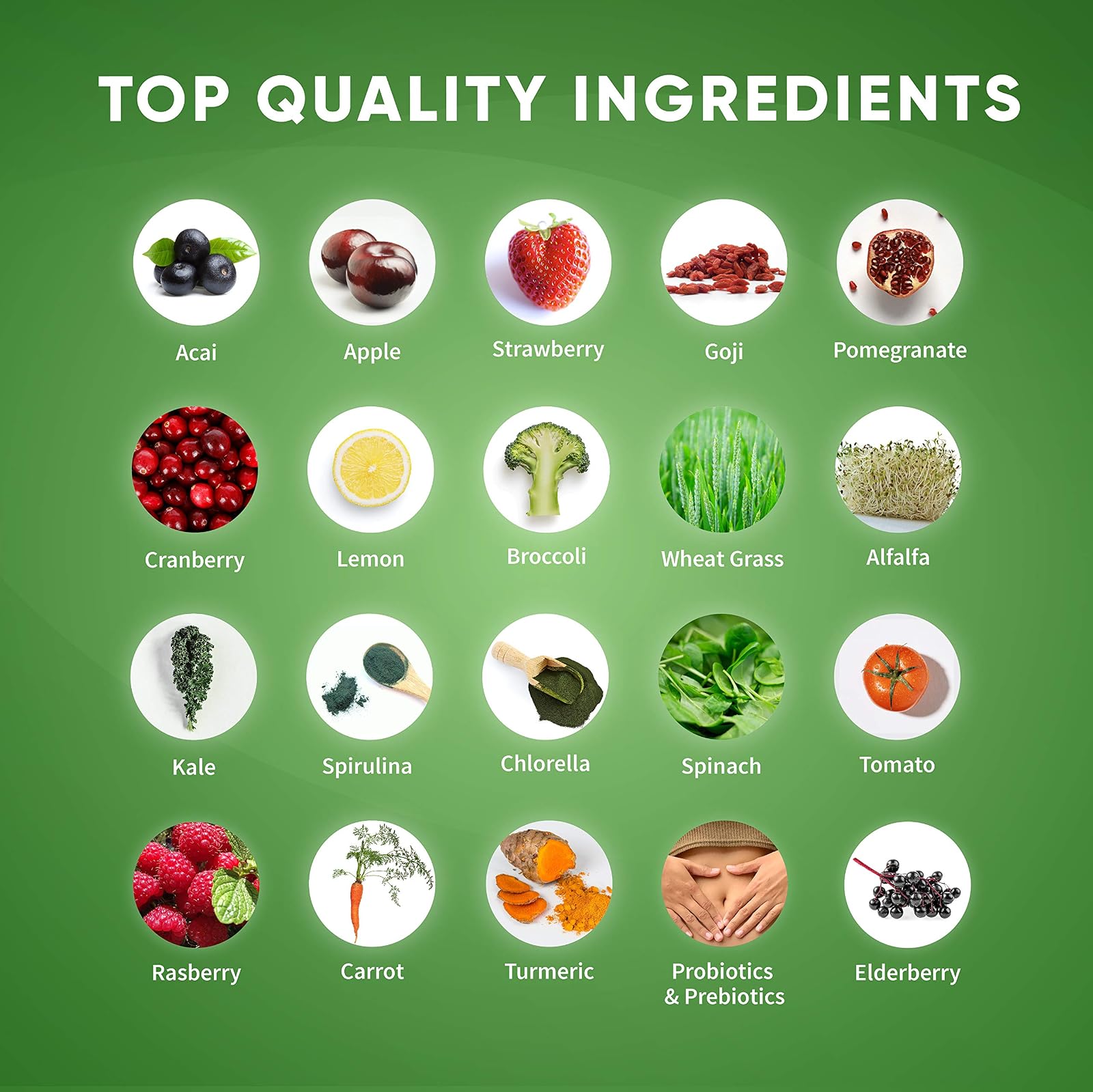 organic superfood powder with antioxidants