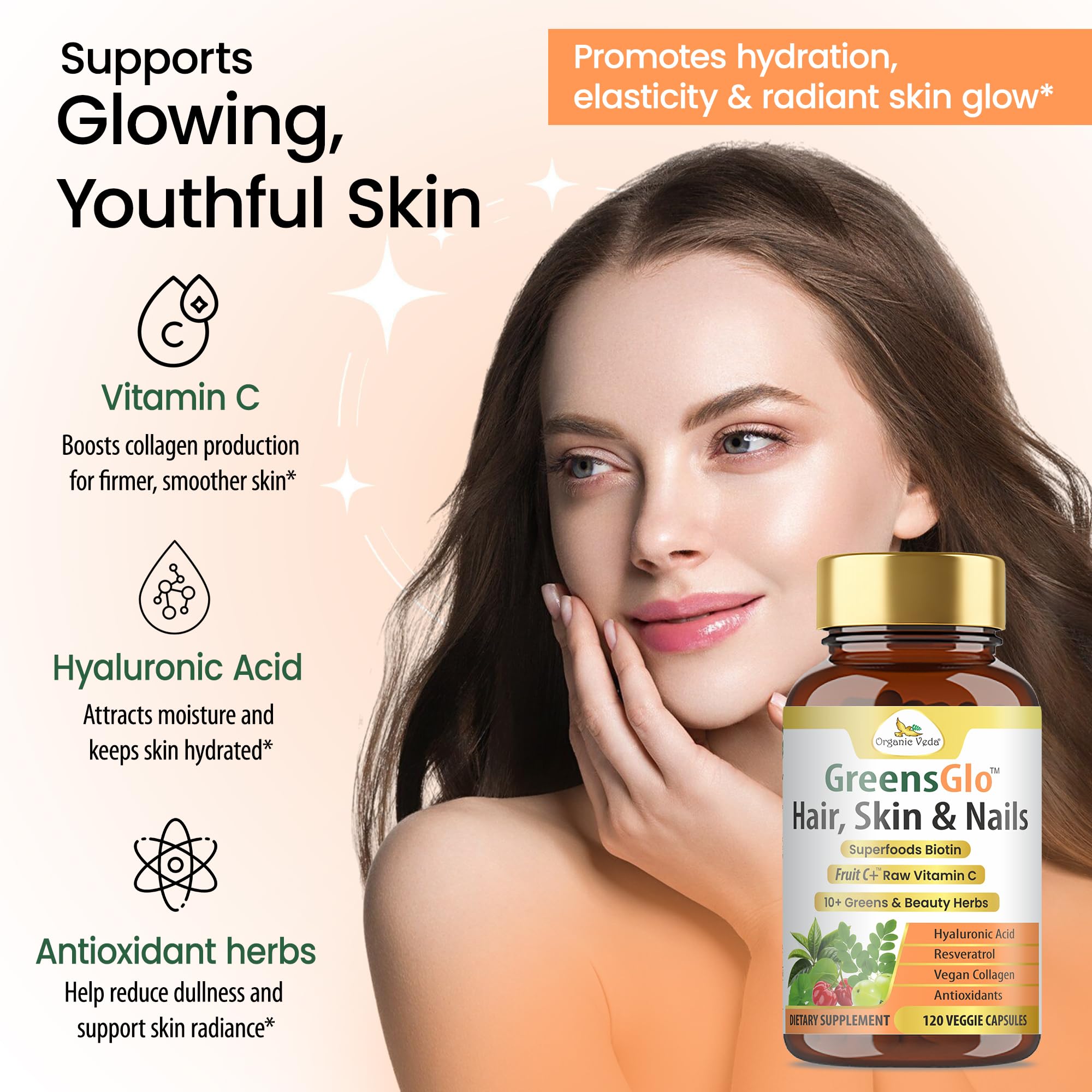 Organic superfoods for radiant skin