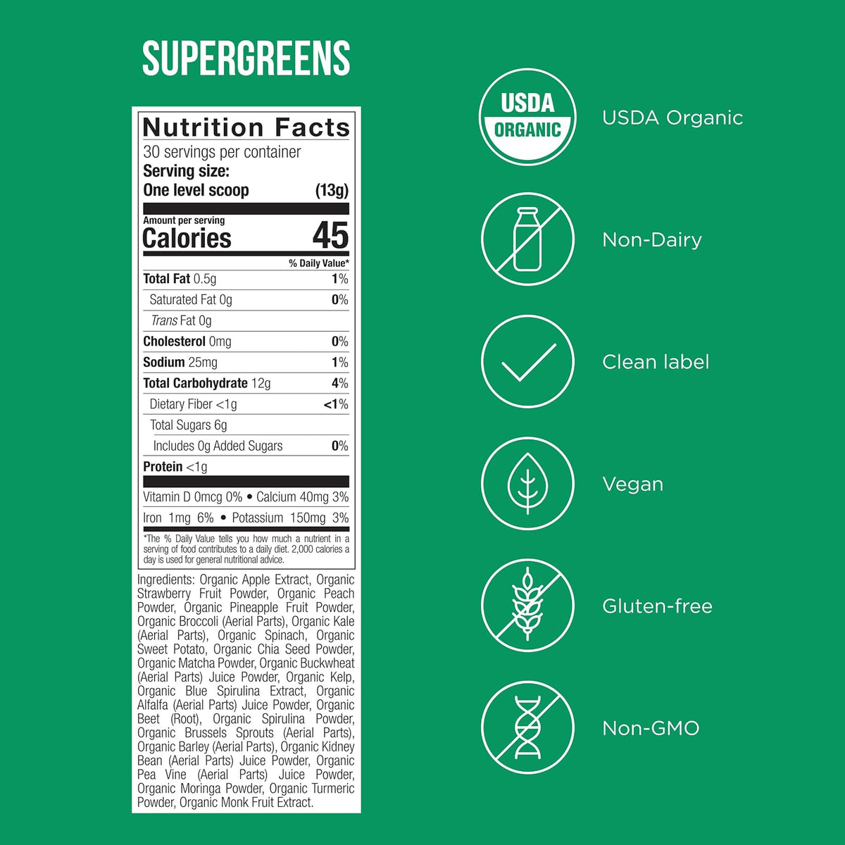 organic superfoods powder for energy