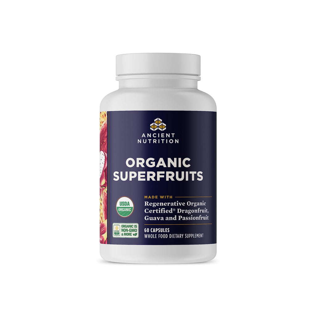 organic superfruits vitamin capsules