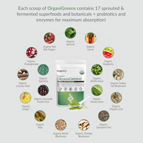 organic supergreens for gut health
