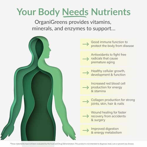 organic supergreens for vitality