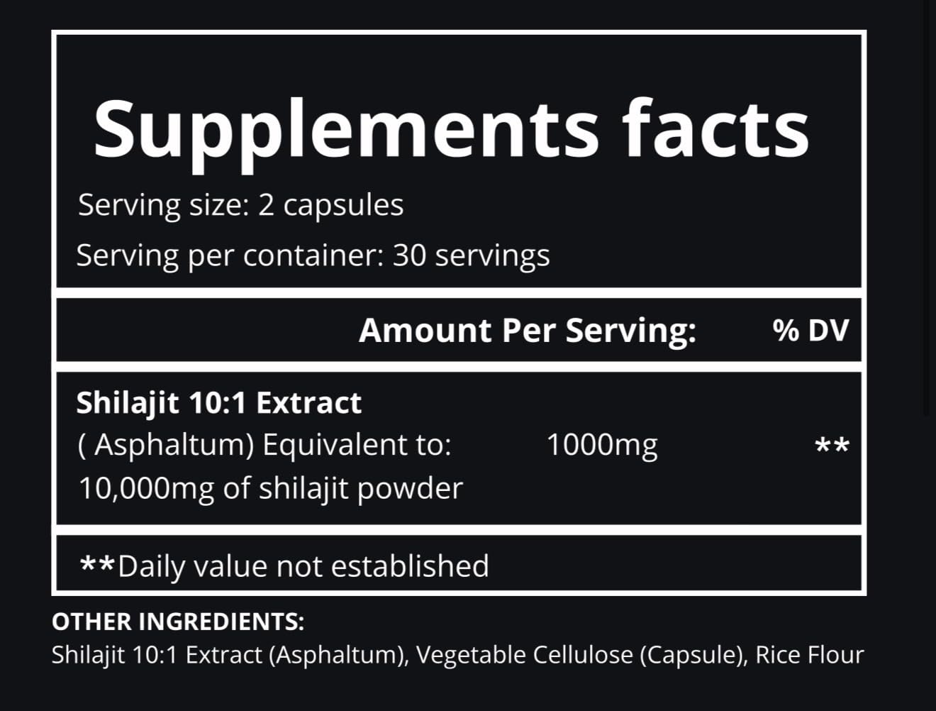 organic supplement for energy support