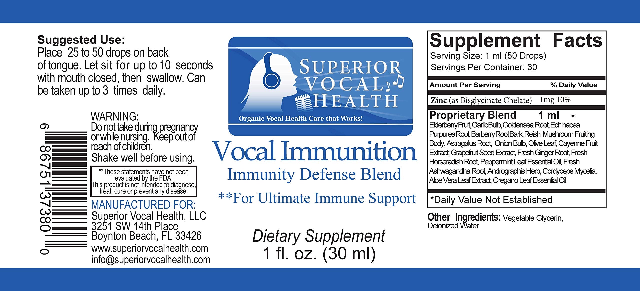 organic supplements for enhanced singing