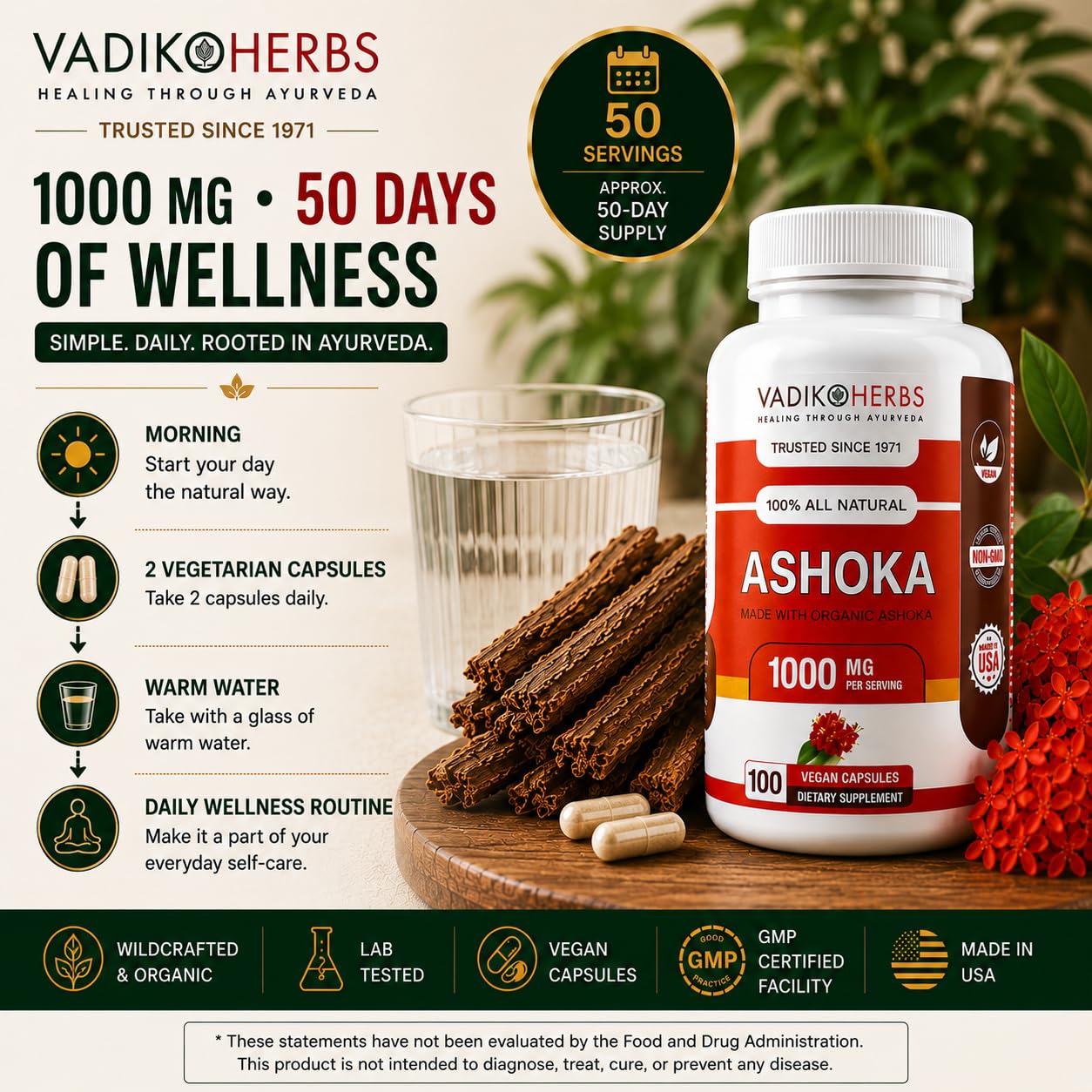 Organic supplements for hormonal regulation