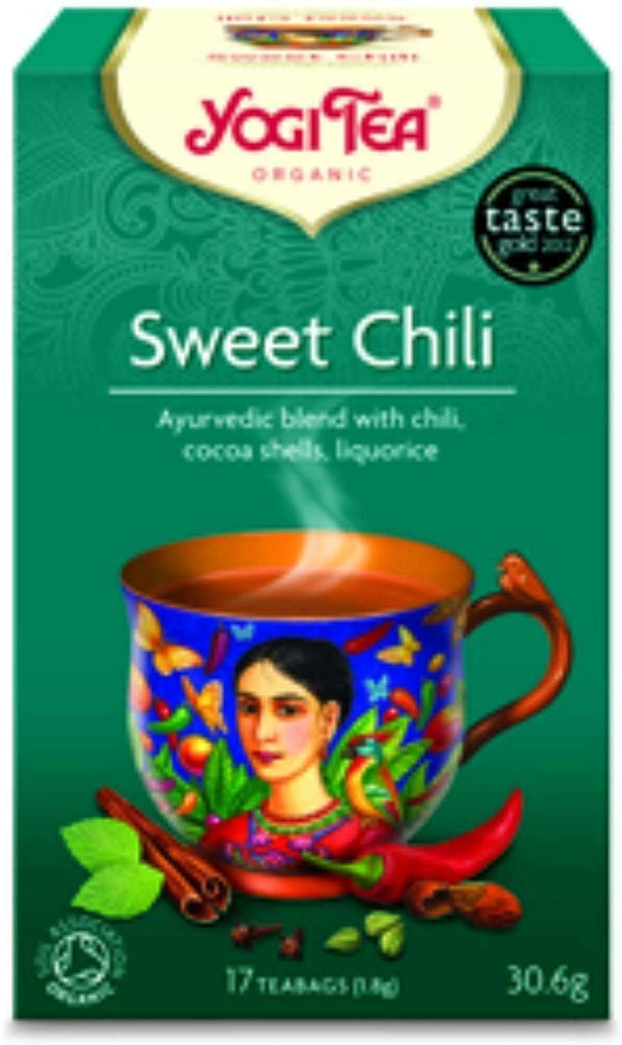 Organic sweet chilli herbal tea bags