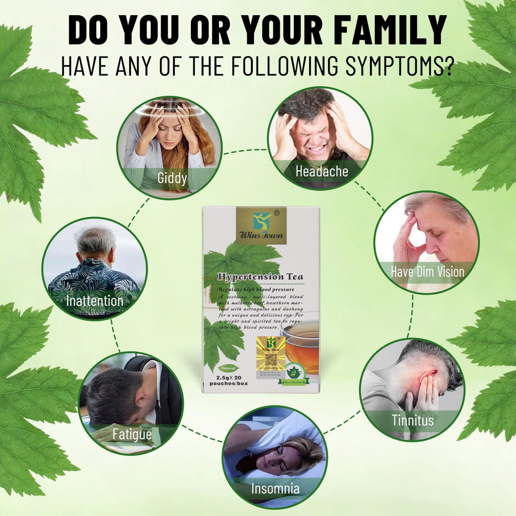 organic tea blend for hypertension relief