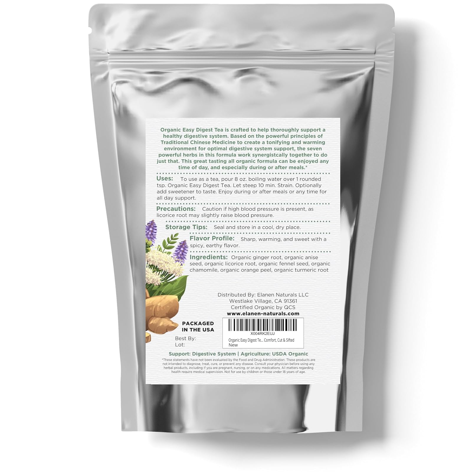 organic tea for gut comfort