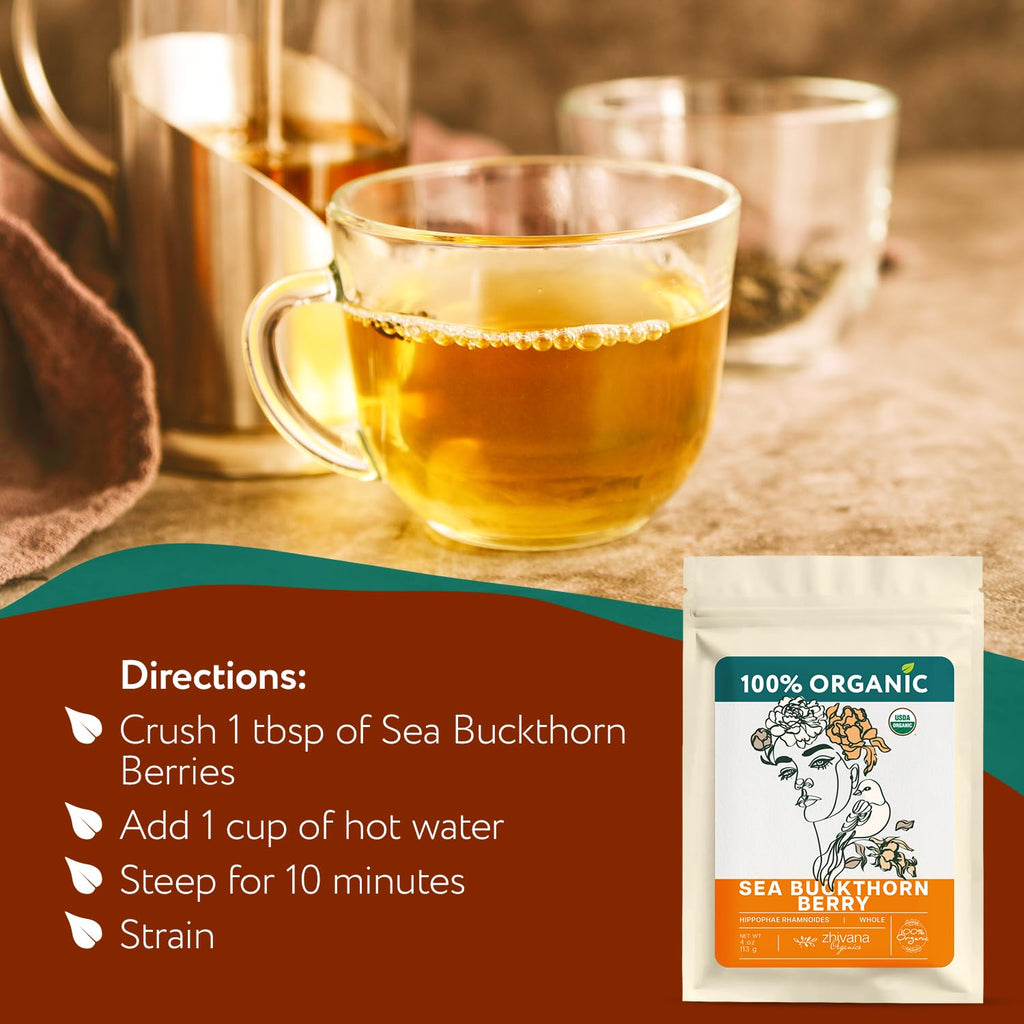 Organic tea for skin health