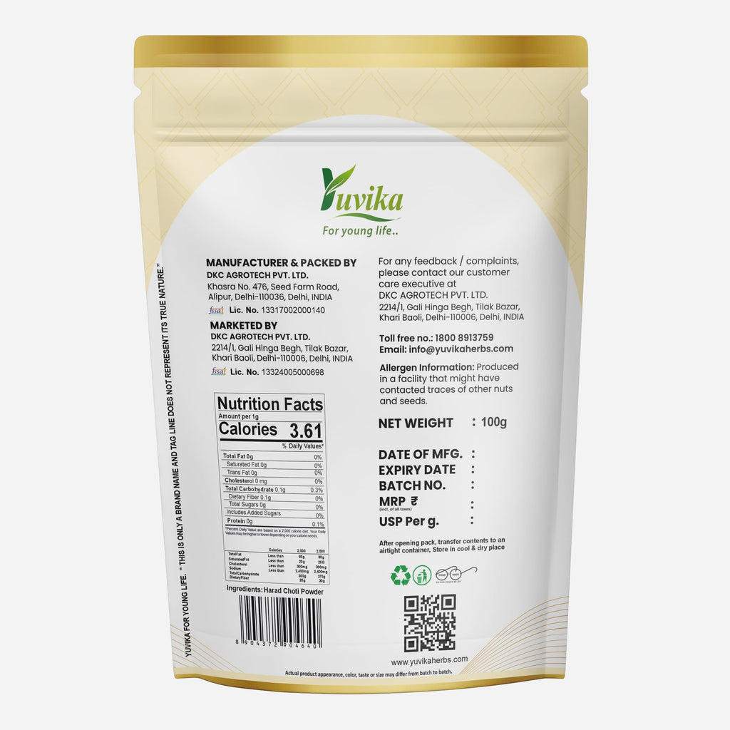 Organic terminalia chebula benefits