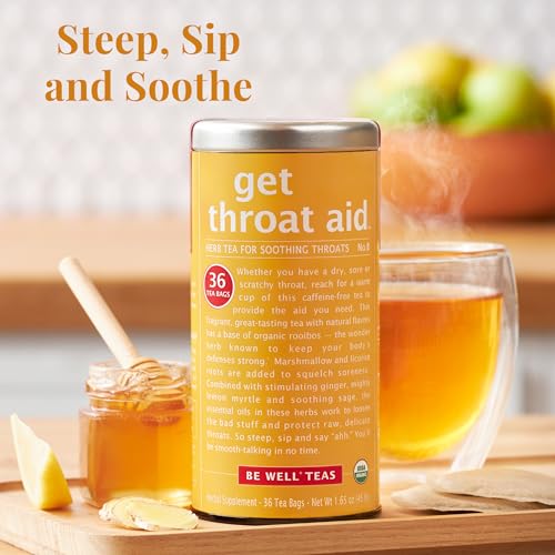 organic throat aid herbal tea