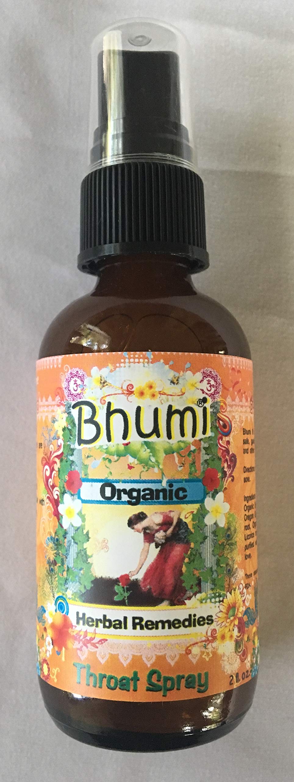 Organic throat spray for everyday use