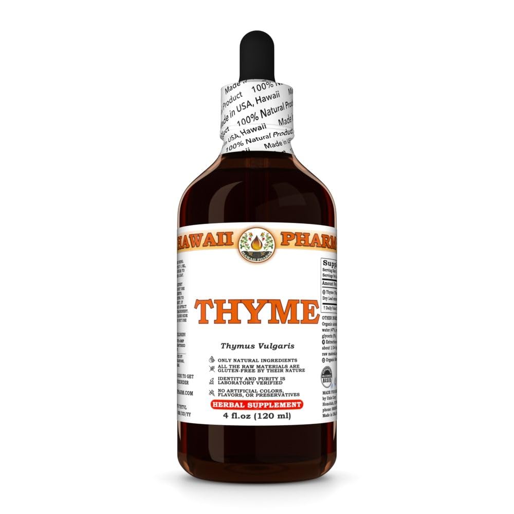 organic thyme dry leaf tincture