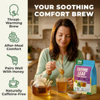 organic thyme leaf herbal infusion