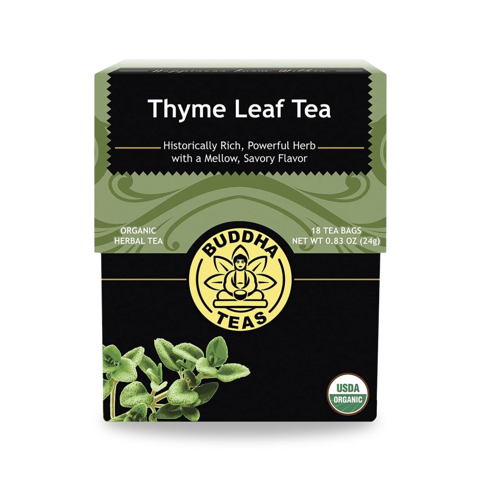 organic thyme leaf herbal tea