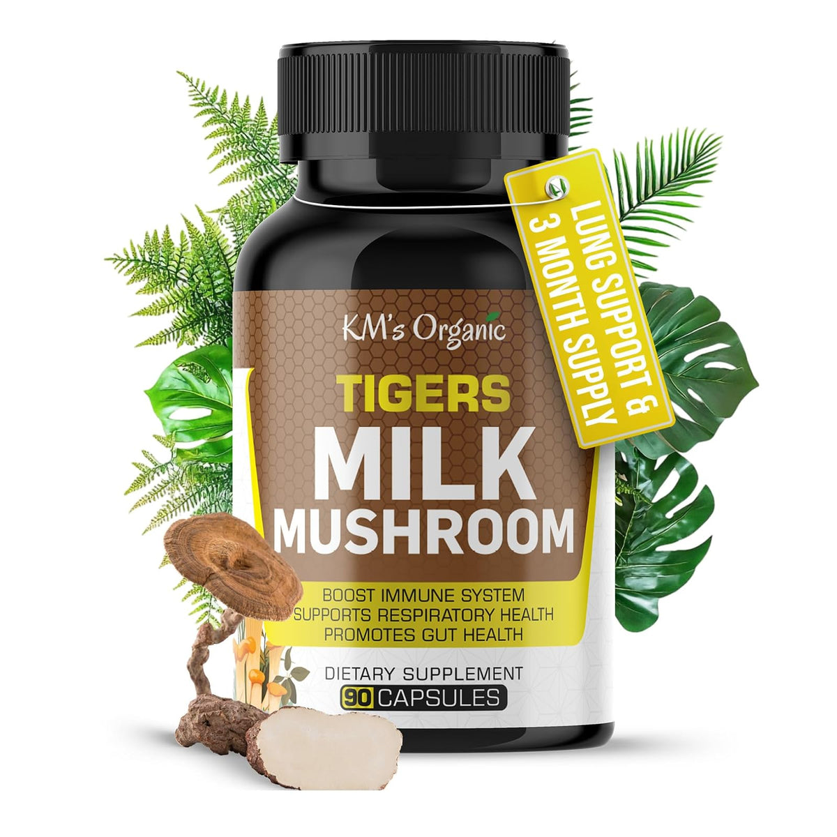 organic tiger's milk mushroom capsules
