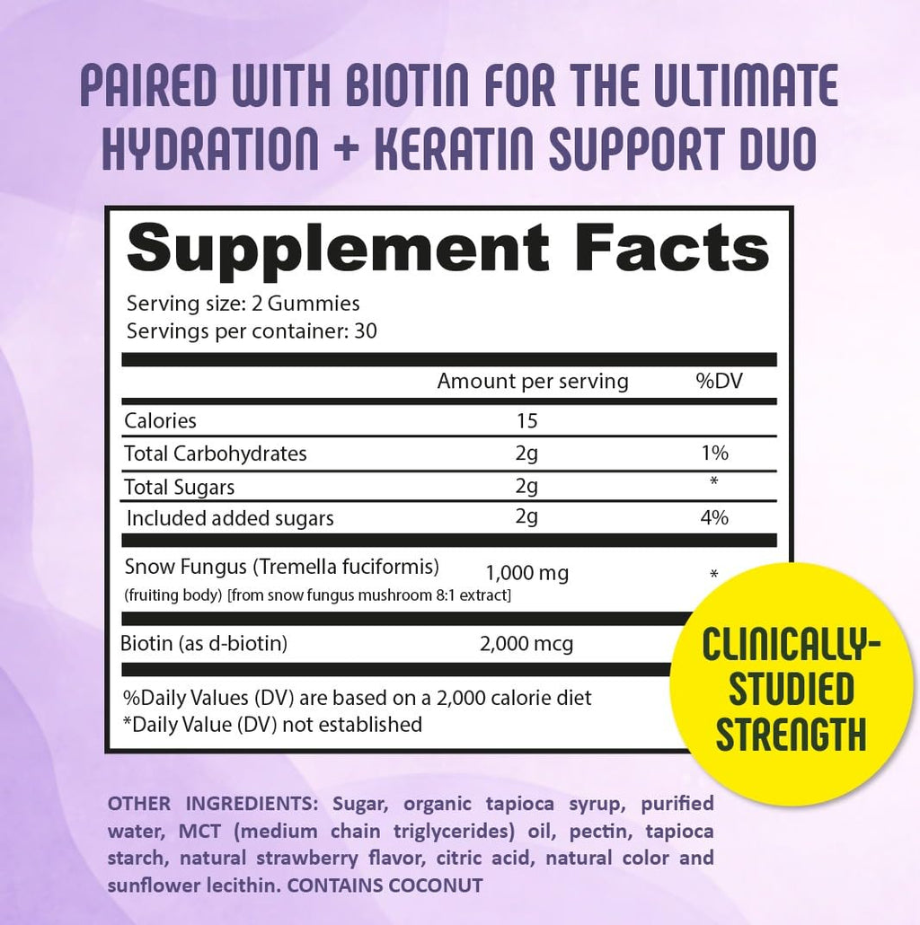 Organic Tremella mushroom gummies benefits