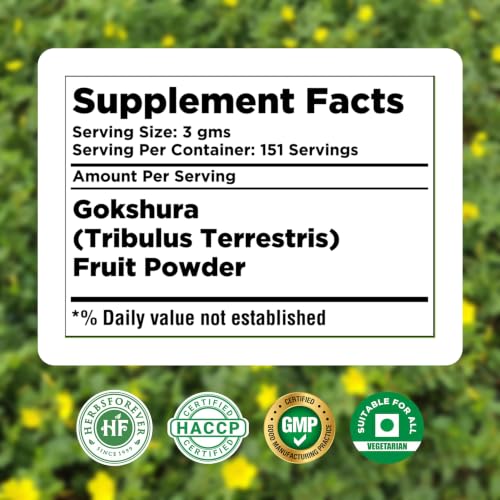 Organic Tribulus powder for energy boost