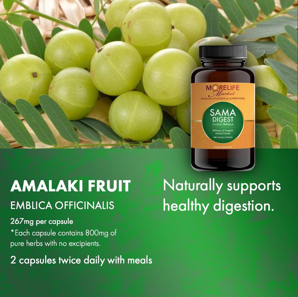 Organic triphala blend with Amalaki