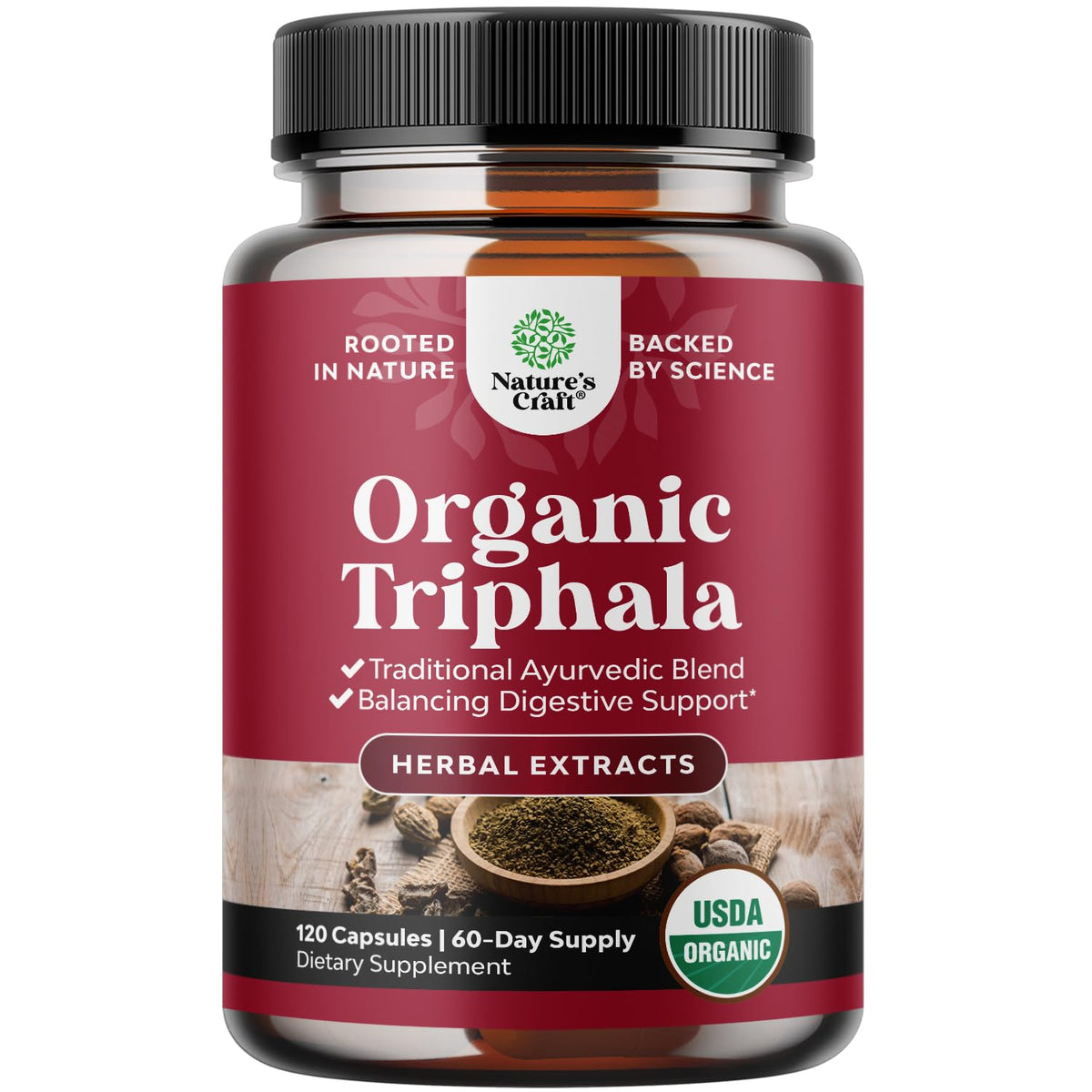 organic triphala capsules for digestion