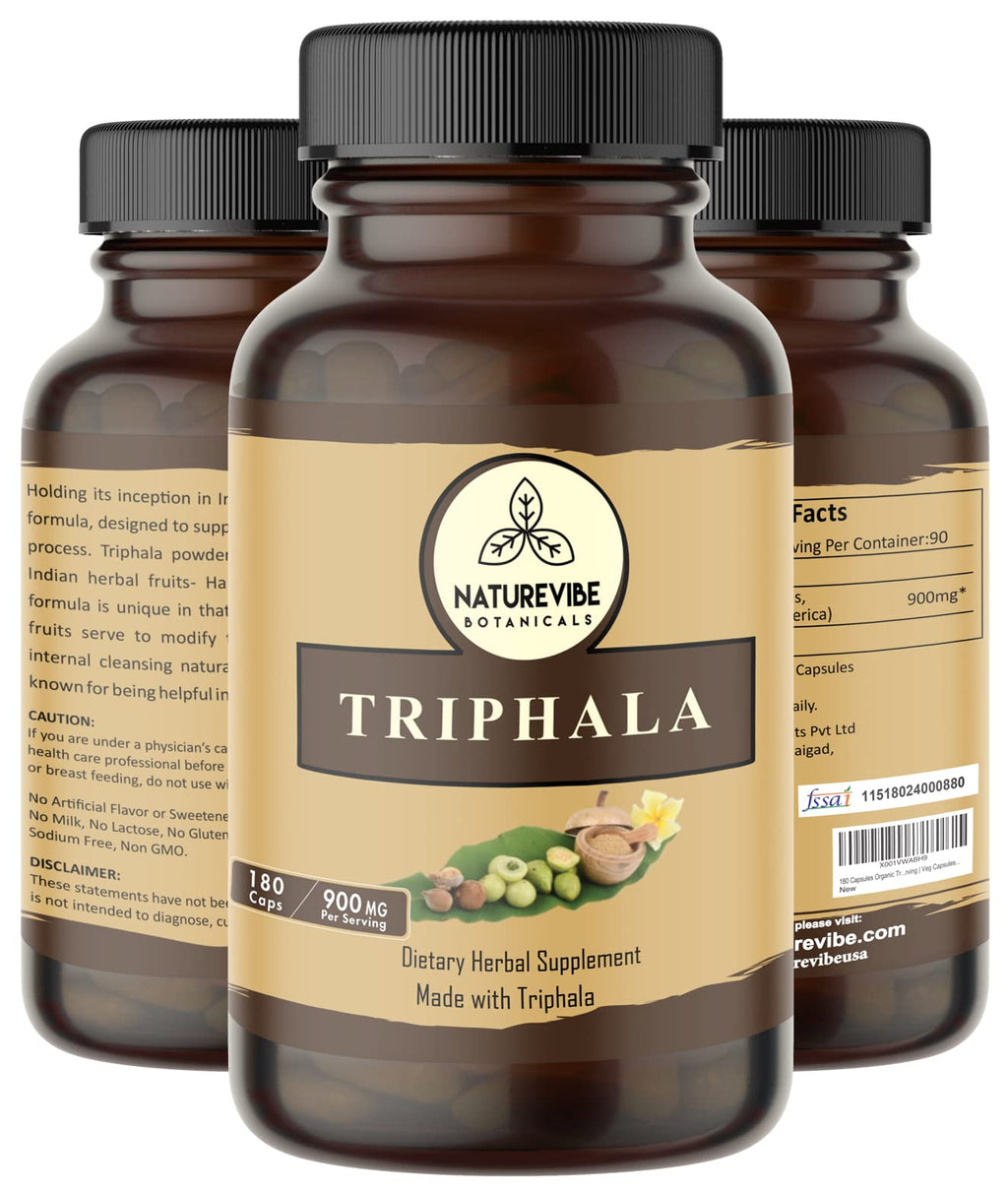 organic triphala capsules for wellness
