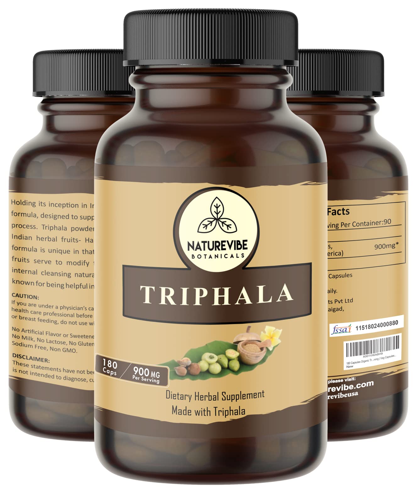 organic triphala capsules for wellness