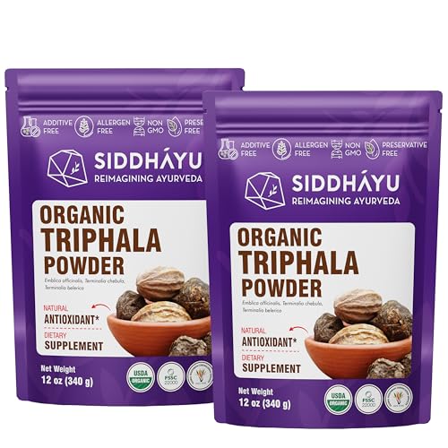 Organic triphala churna for wellness