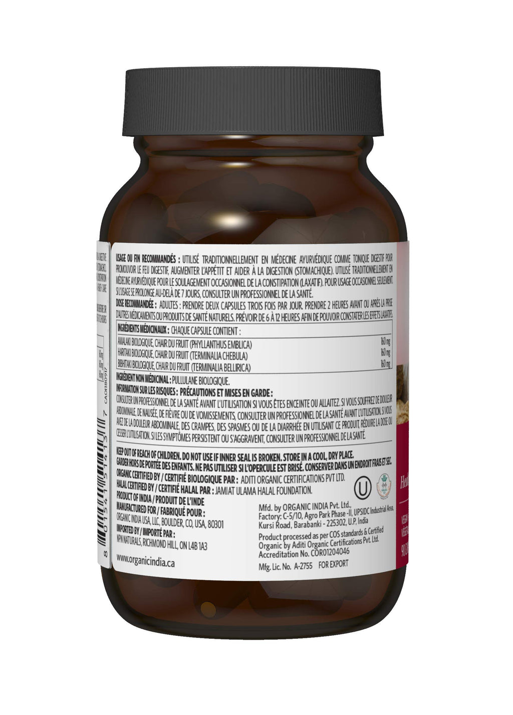 organic triphala for daily detox