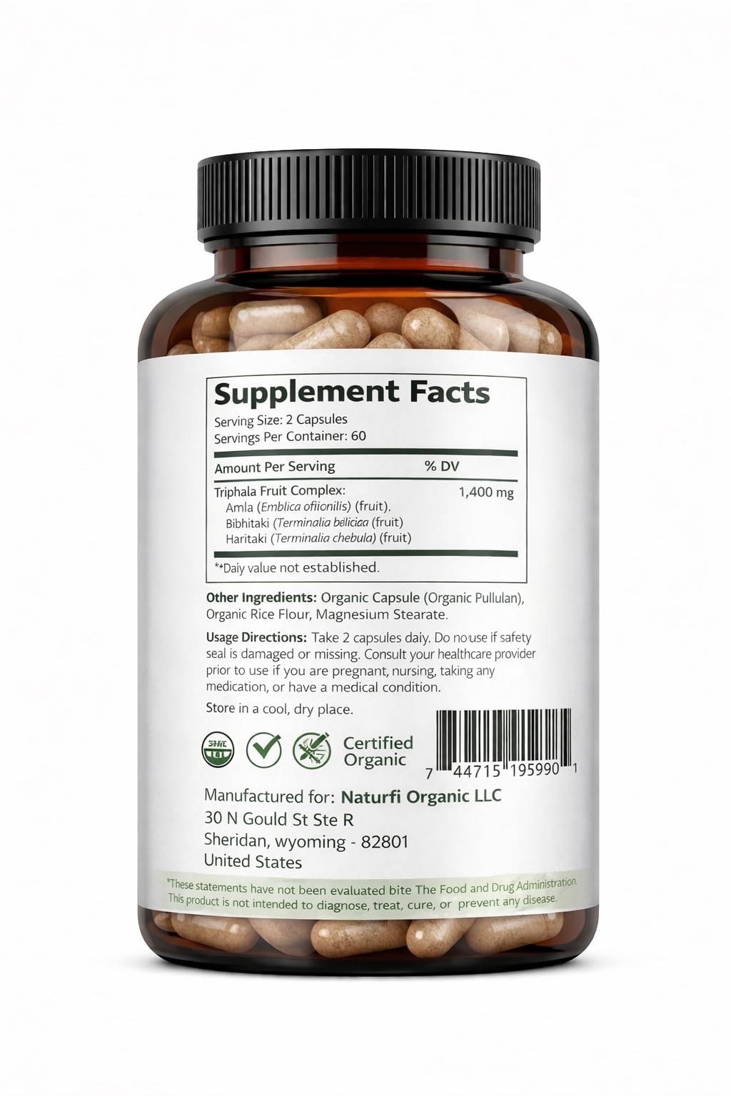 Organic Triphala for daily use