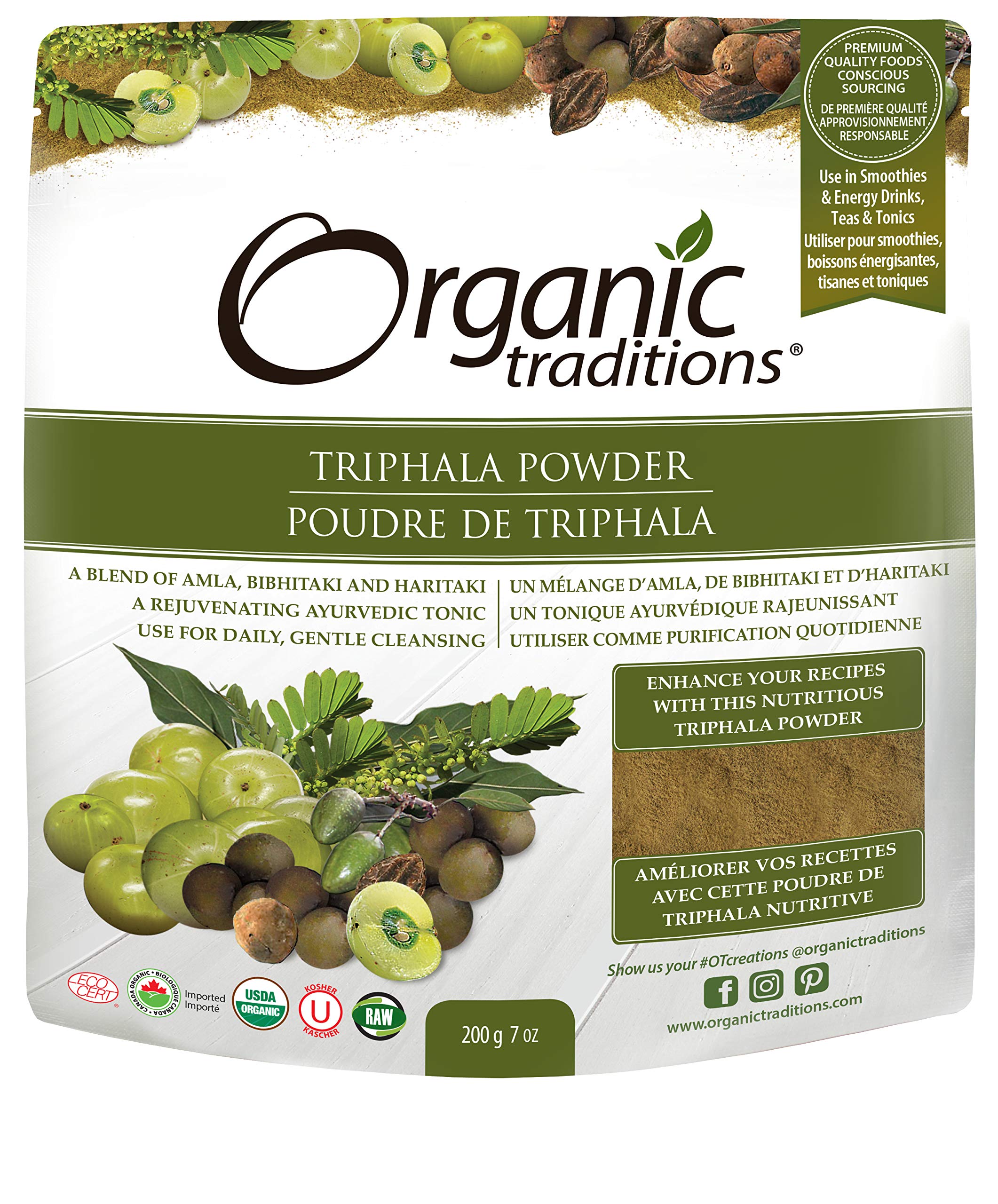 Organic Triphala powder for digestion