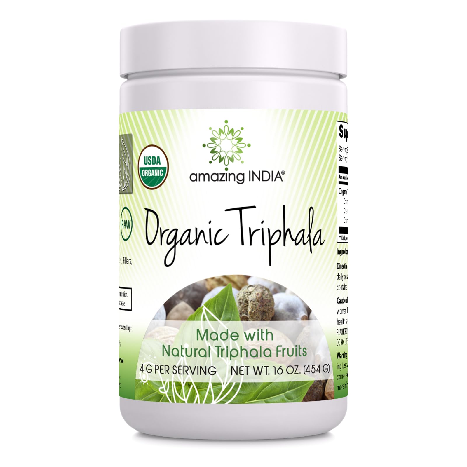 organic triphala powder for digestion
