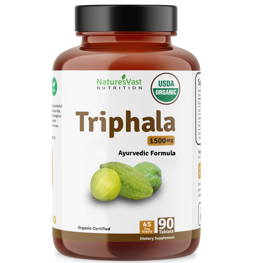 organic triphala tablets for wellness