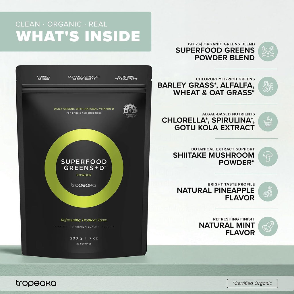 organic Tropeaka Superfood Greens blend