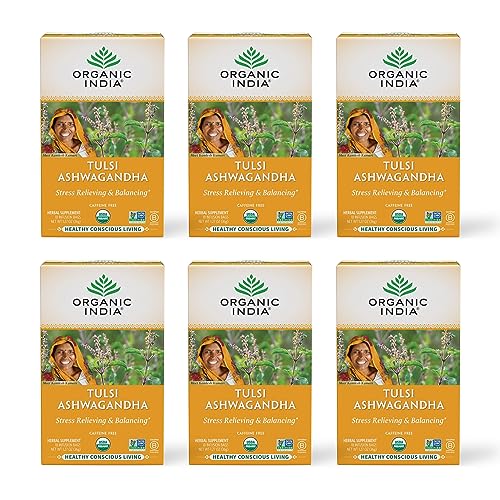 organic tulsi ashwagandha herbal tea