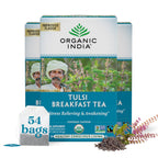 organic tulsi breakfast herbal tea bags