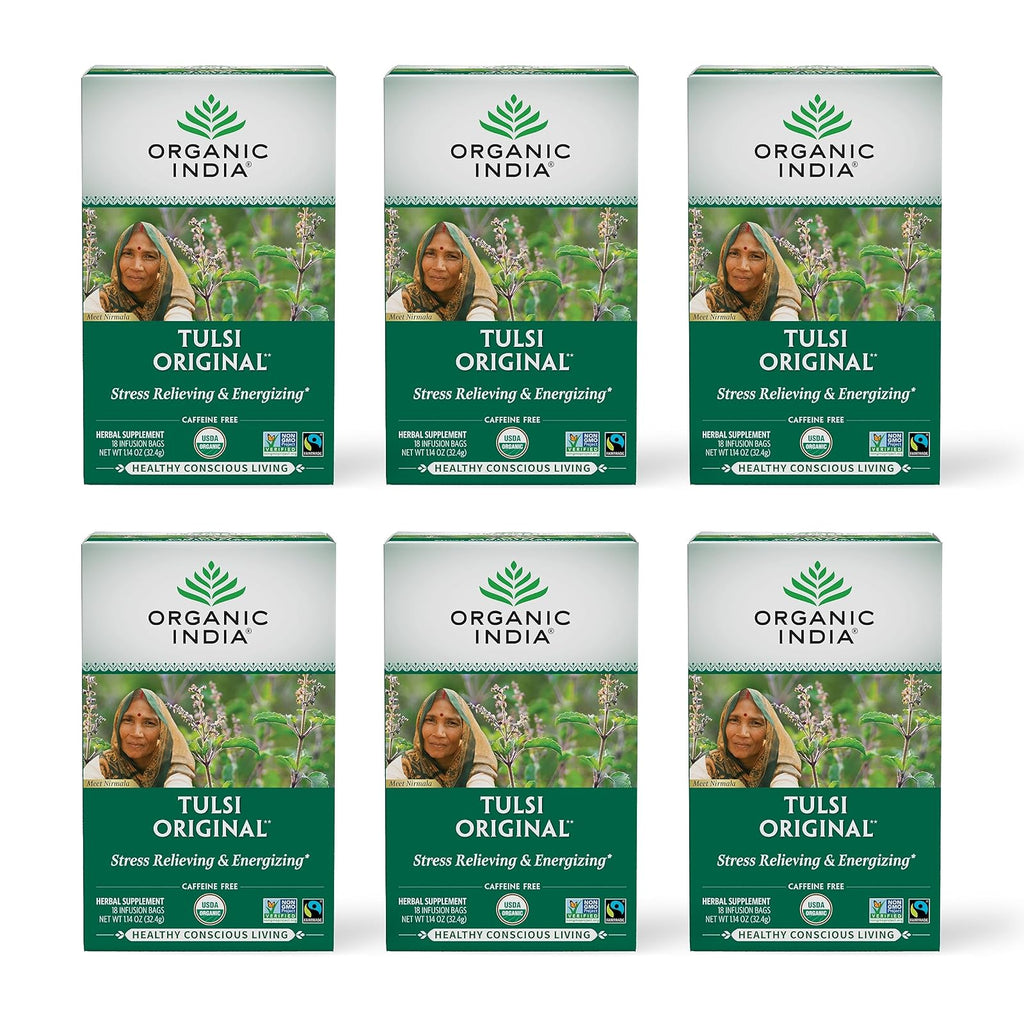 organic tulsi herbal tea bags