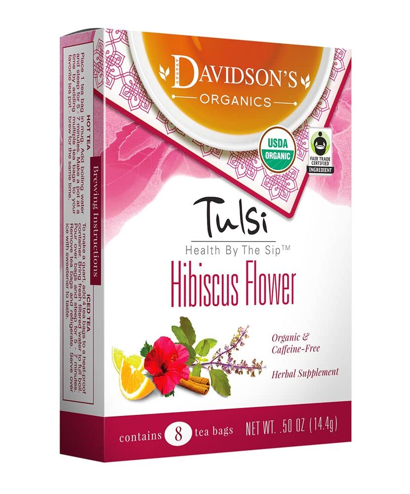 organic tulsi hibiscus herbal tea