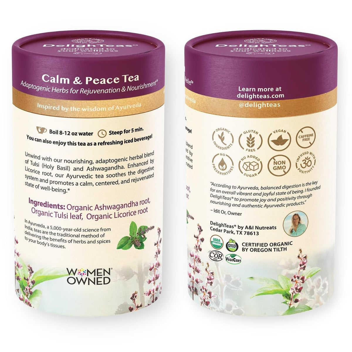 organic Tulsi Holy Basil tea