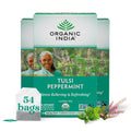 organic tulsi peppermint herbal tea