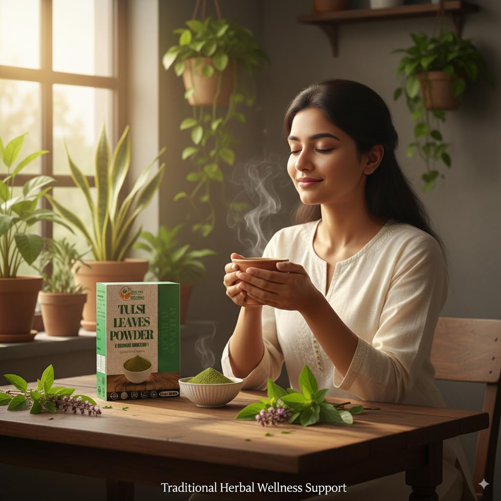 Organic Tulsi Powder for wellness