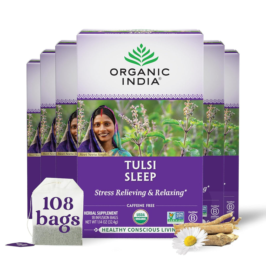 organic tulsi sleep herbal tea