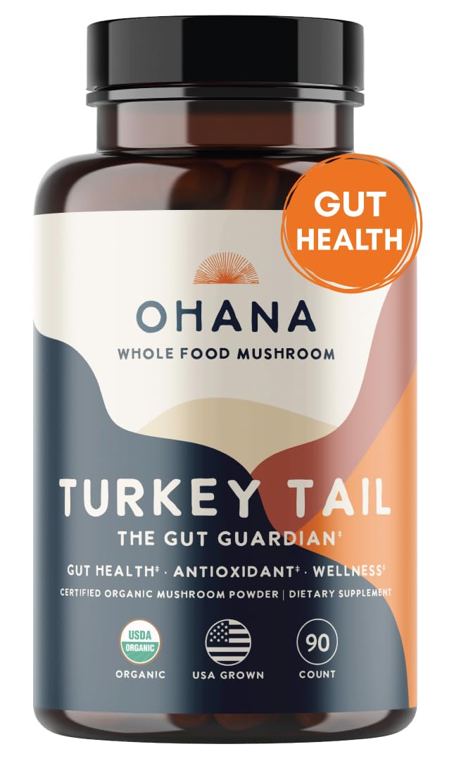 organic turkey tail mushroom capsules