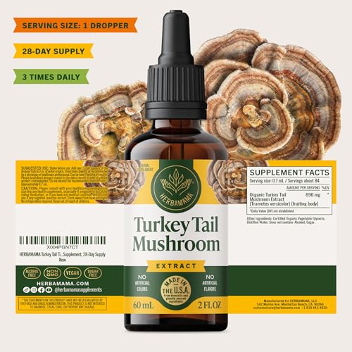 organic Turkey Tail mushroom capsules