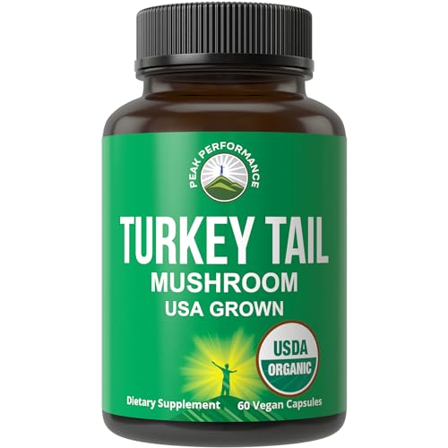 organic turkey tail mushroom capsules