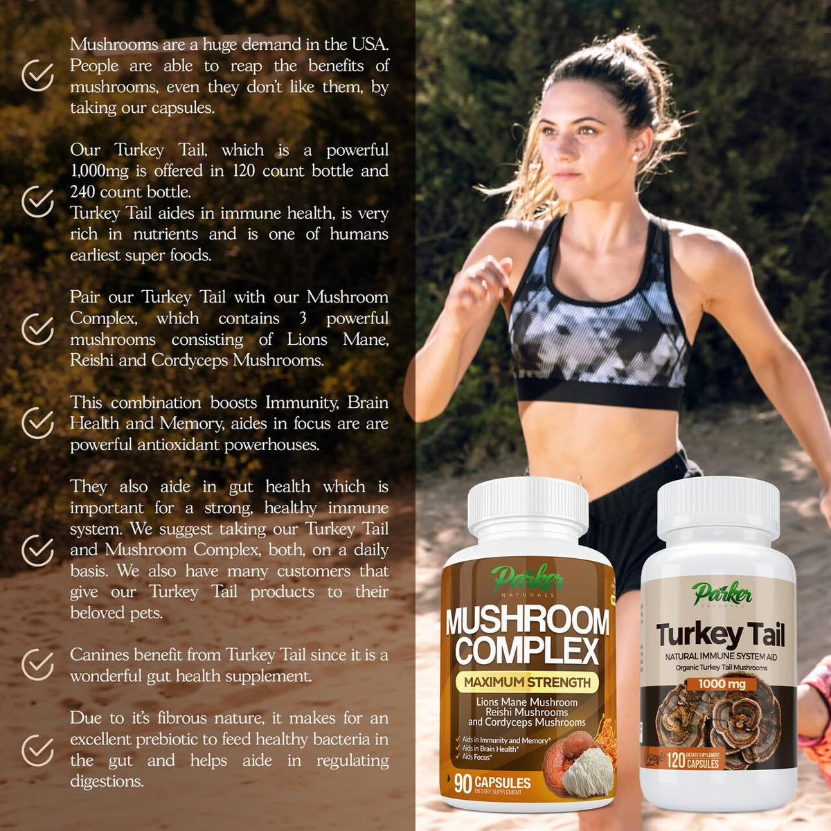 organic turkey tail mushroom formula