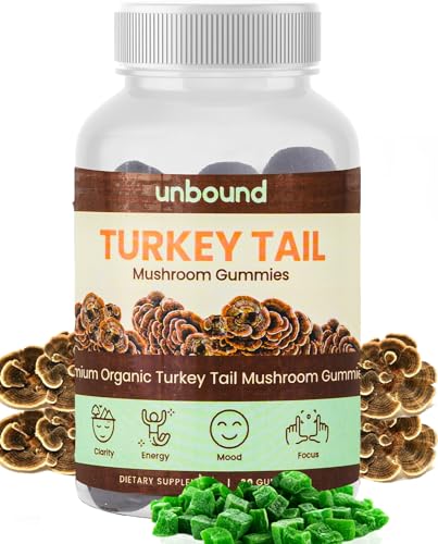 organic turkey tail mushroom gummies