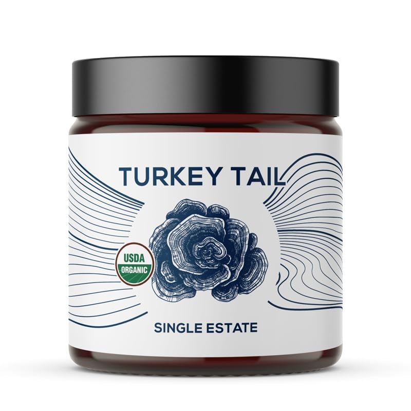 organic turkey tail mushroom powder