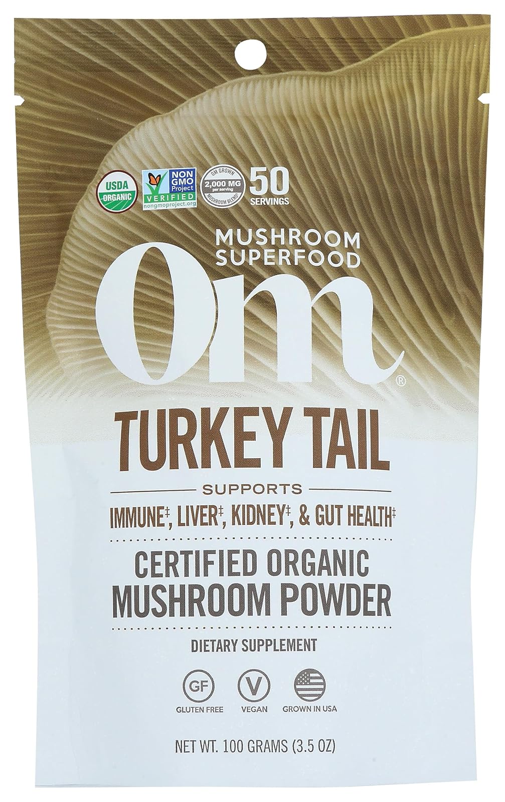 organic turkey tail mushroom powder