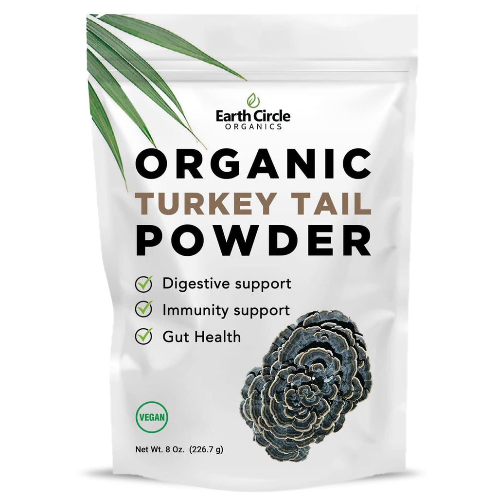 organic turkey tail mushroom powder
